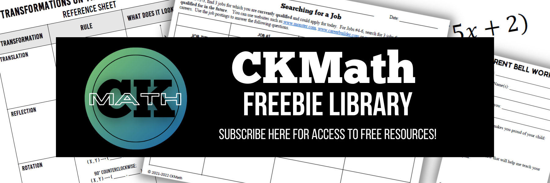 Freebie Library CKMath