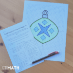 Middle School Christmas Ornaments Math Activity for Transformations ...