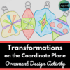 Middle School Christmas Math Activity for Transformations | CKMath®