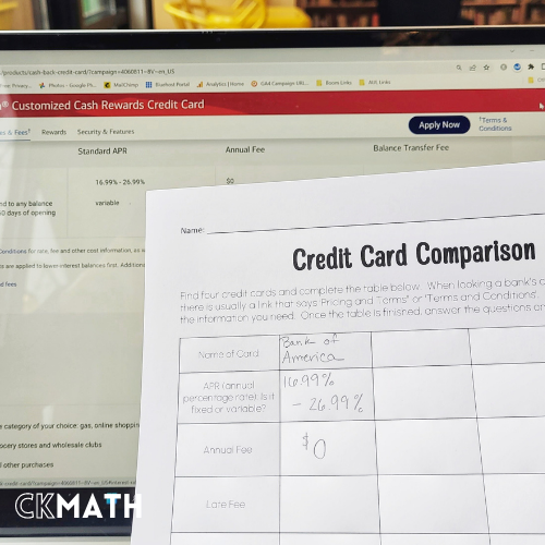 4 Ideas For Teaching Students About Credit - CKMath