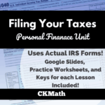 Teaching Teens How To File Federal Income Taxes - CKMath