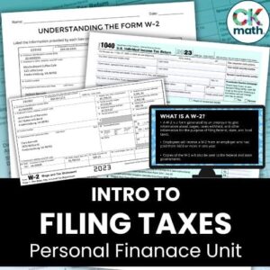 Teaching Teens How To File Federal Income Taxes | CKMath®