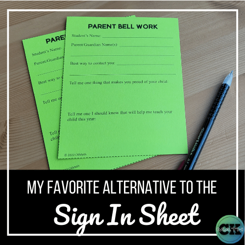 My Favorite Alternative to the Open House Sign In Sheet - CKMath