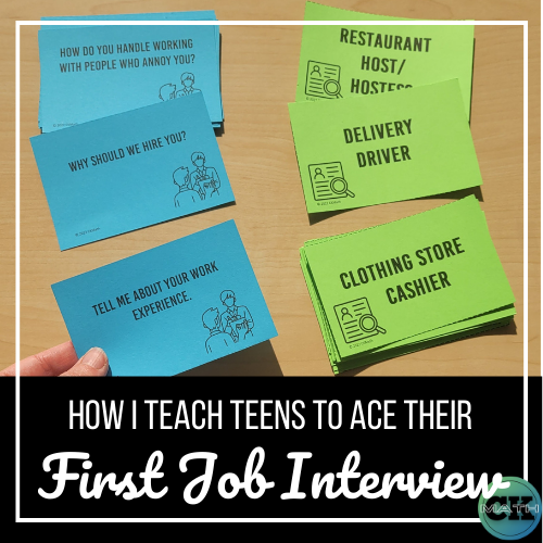 How I Teach Teens to Ace Their First Job Interview - CKMath