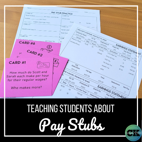 Teaching Teens about their Paychecks - CKMath